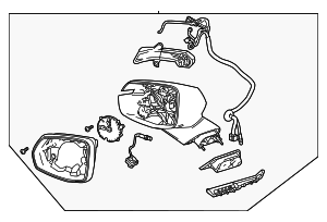 2020-2025 Cadillac XT6 Mirror Assembly 87834988 | Shop Matick Buick GMC