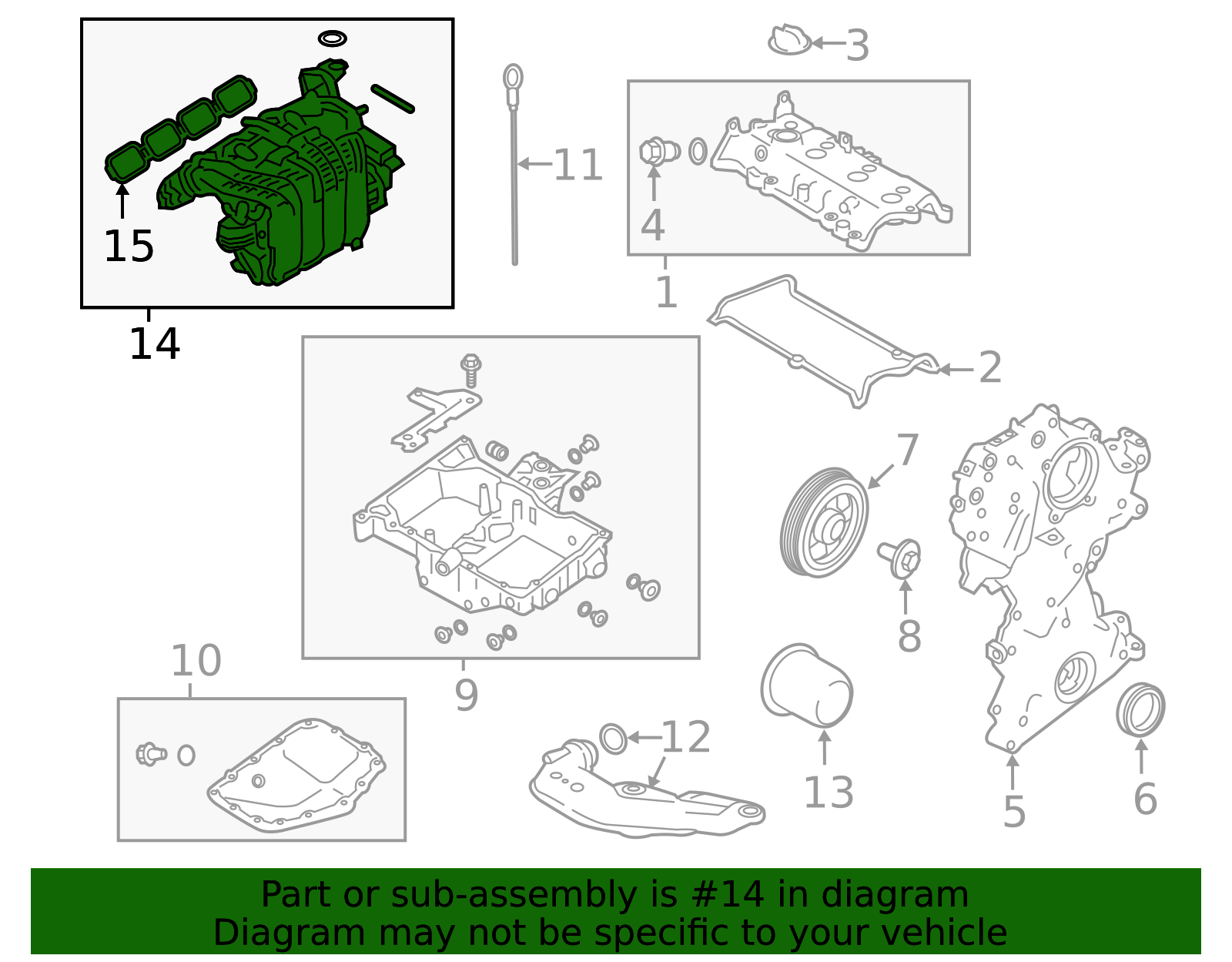 2019-2024 Nissan Manifold-Intake 14001-6CA1B | TascaParts.com