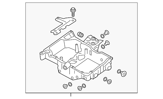 2023-2025 Nissan Altima Oil Pan 11110-6CA1B | TascaParts.com