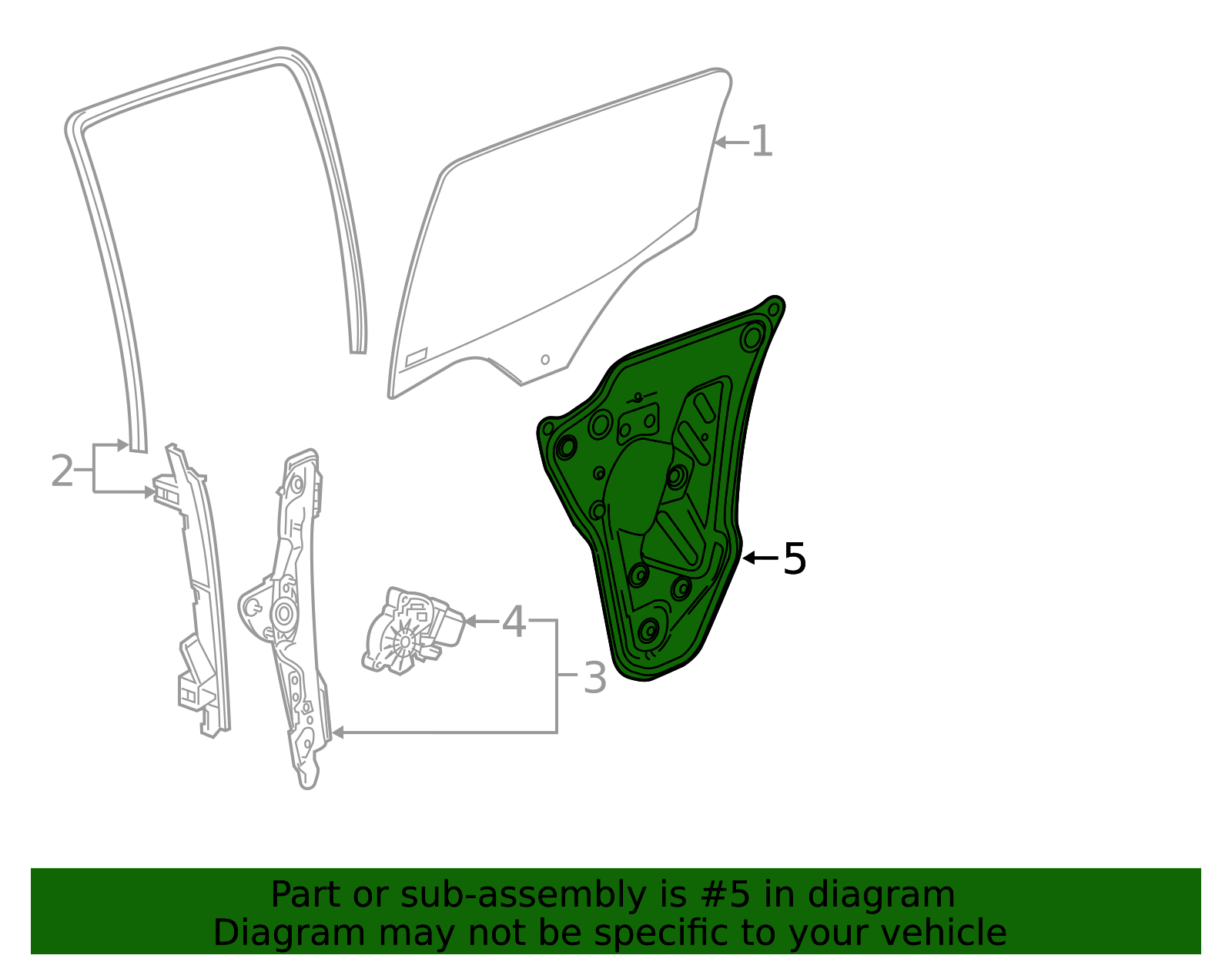 2015-2022 GM Water Deflector 85608466 | Courtesy Parts