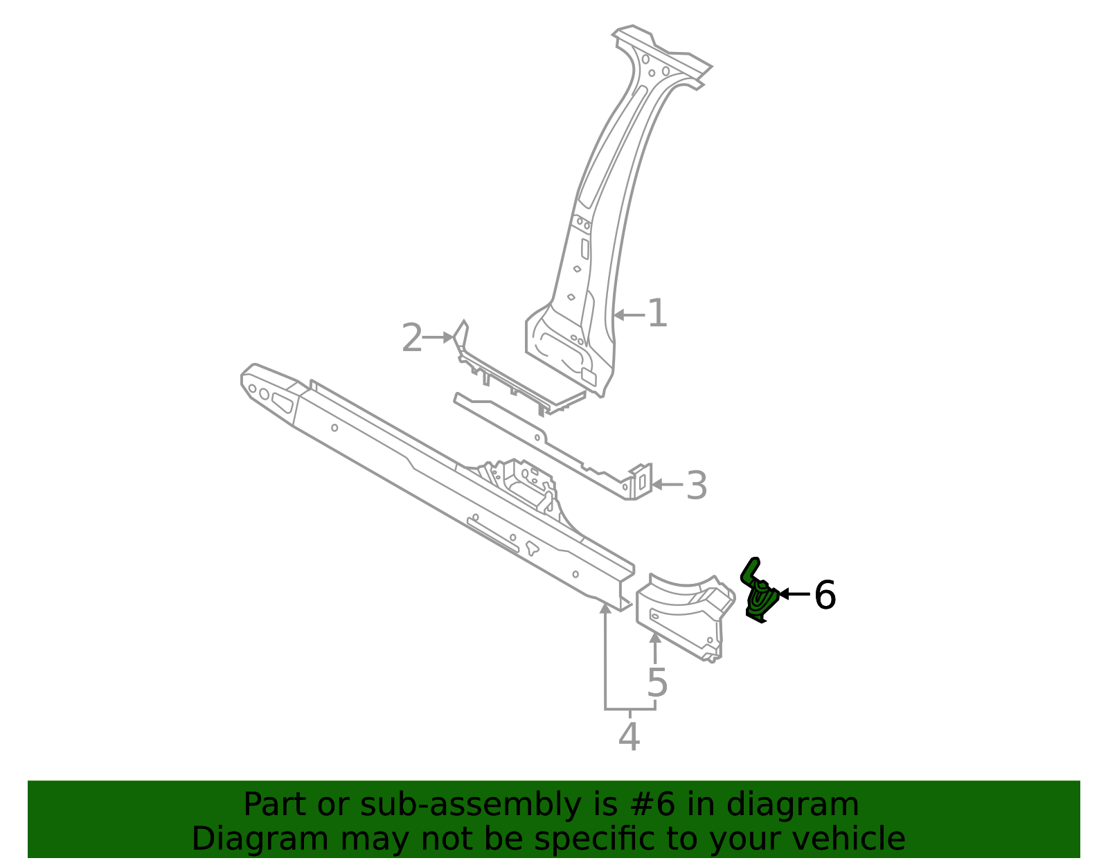 8Y0-809-697 - High-Quality Rocker Panel Reinforcement Insulator for ...