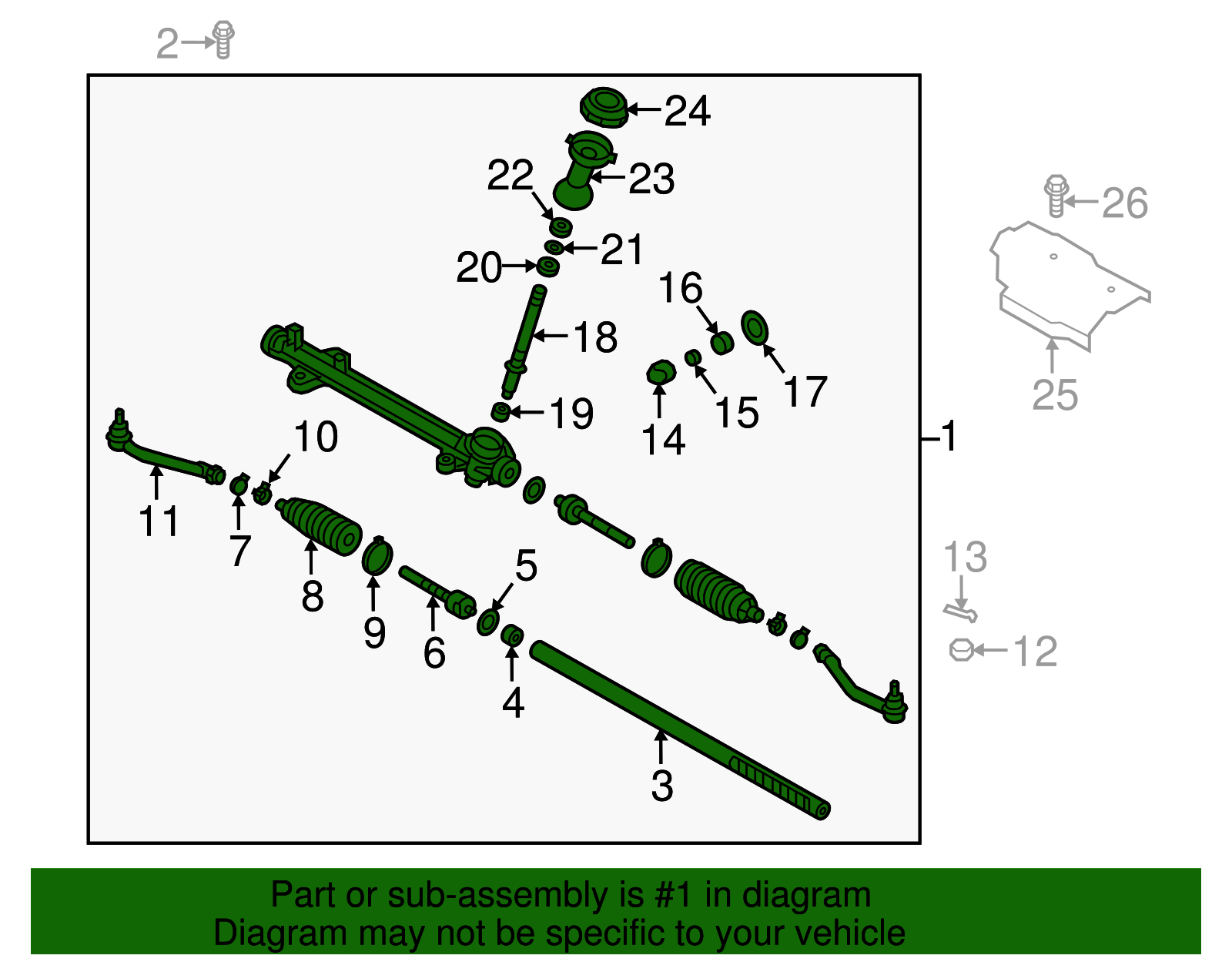 2013-2019 Hyundai Gear Assembly 56500-2W300 | OEM Parts Online