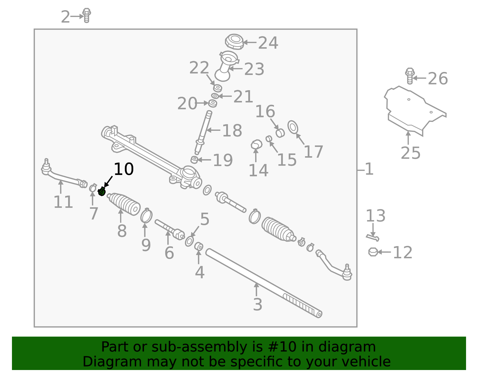 Clamp 57729-3Q000 | OEM Parts Online
