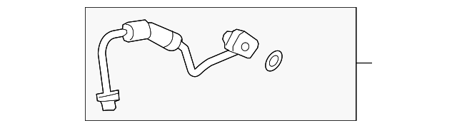 17227583184 - 2010-2019 BMW Automatic Transmission Oil Cooler Hose ...