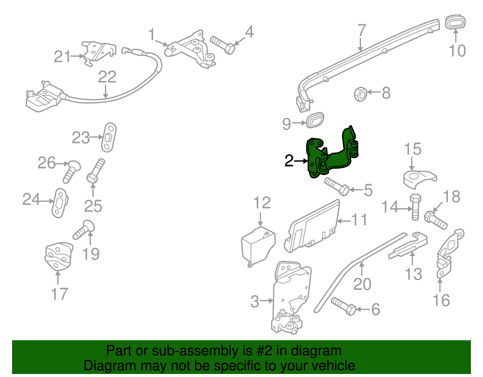2012-2015 Mazda 5 Roller Assembly C513-73-2B0C | RealMazdaParts.com