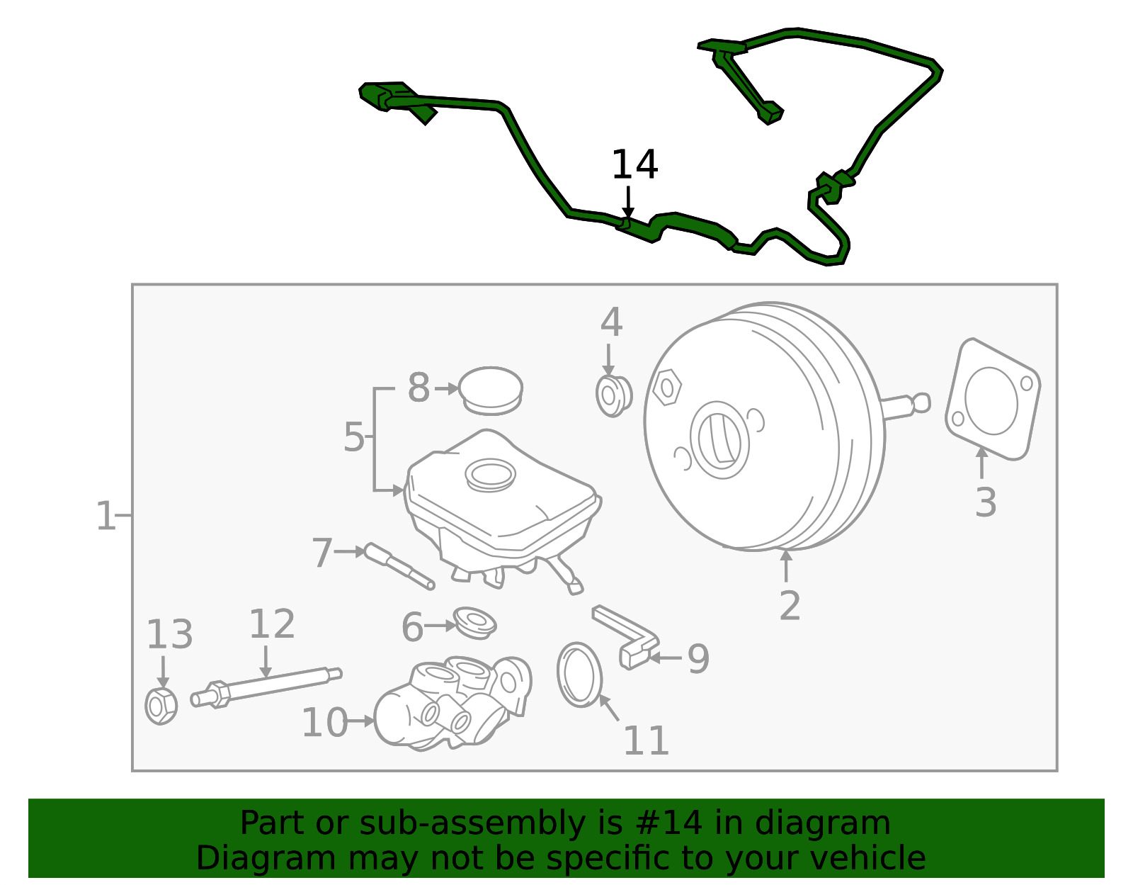 Brake Vacuum Hose - OEM Booster Performance Line | AutoNation Parts