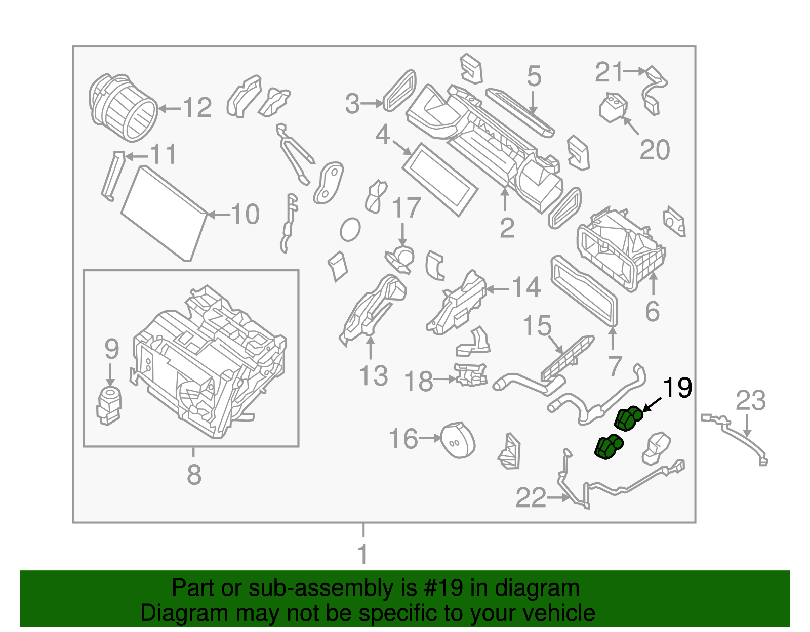 27731-3DF0A - 2013-2019 Nissan Sentra - Actuator | Anicra Nissan Parts