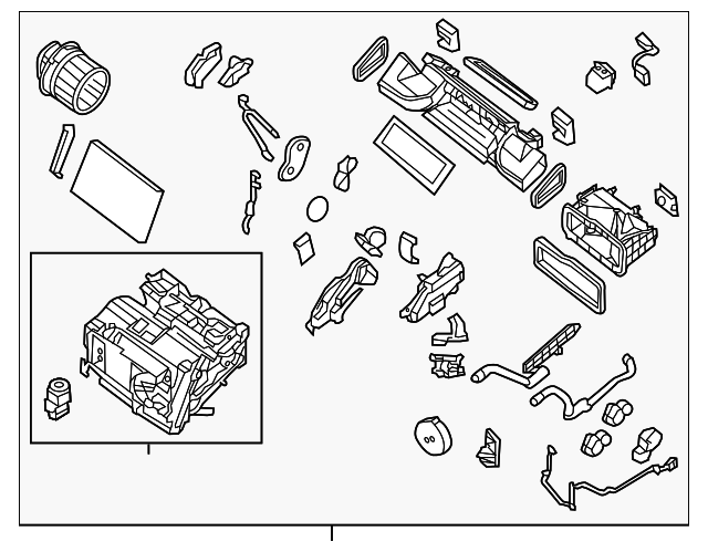 2013-2016 Nissan Sentra AC & Heater Assembly 27210-4AT0C | OEM Parts Online