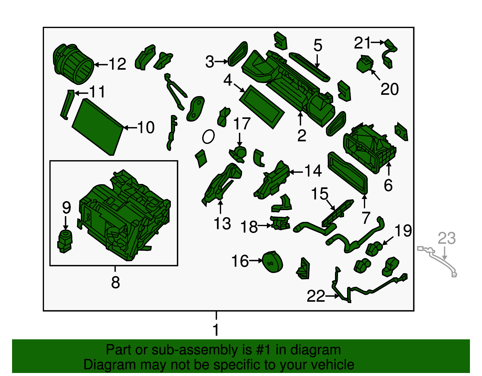 2013-2016 Nissan Sentra AC & Heater Assembly 27210-4AT0C | OEM Parts Online