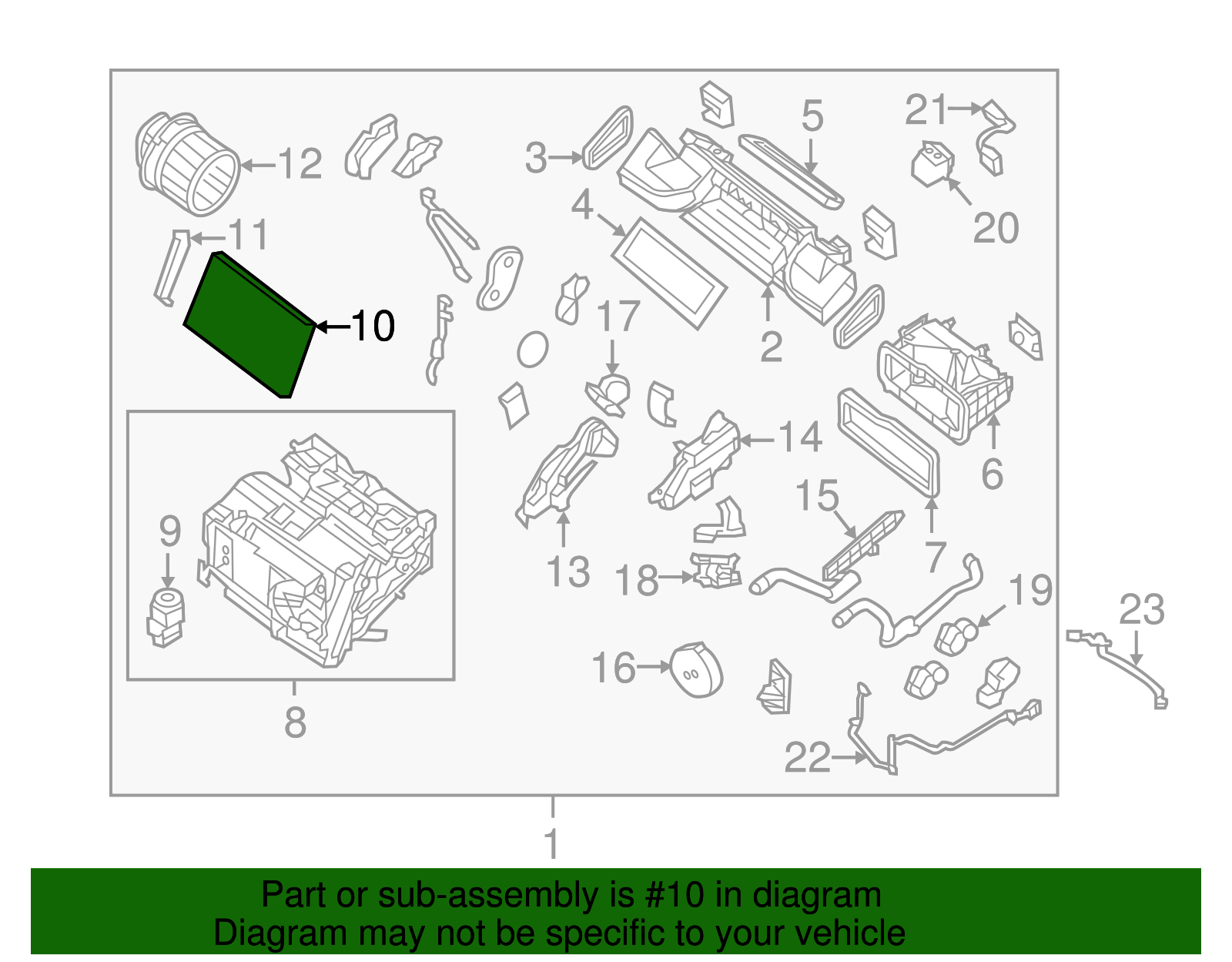 27277-3DF0A - Filter - 2013-2020 Nissan | World OEM Parts Nissan