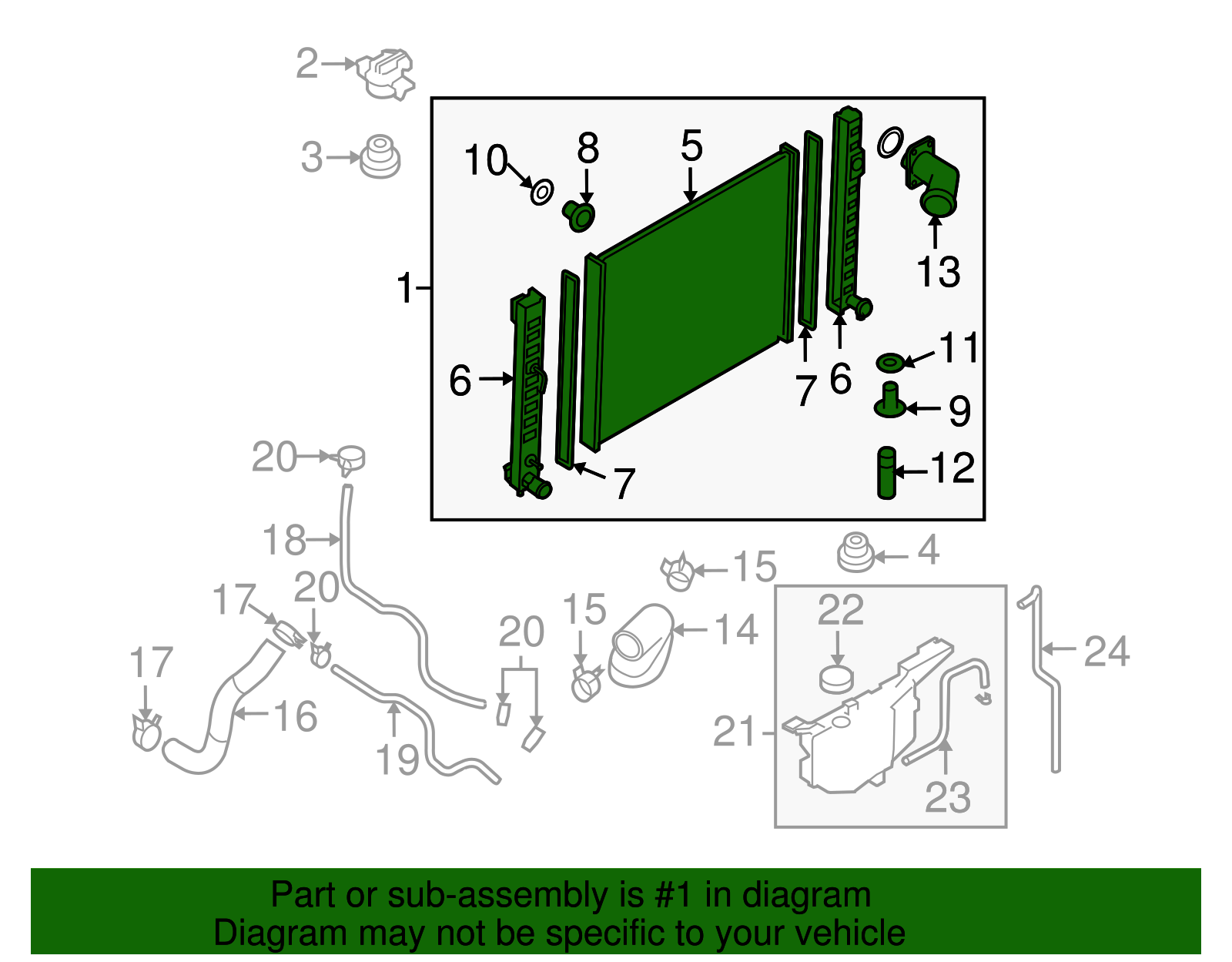 21460-1TS0A - Radiator Assembly 2009-2014 Infiniti | Official INFINITI ...