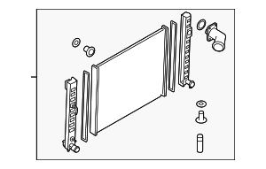 21460-1TS0A - Radiator Assembly 2009-2014 Infiniti | INFINITI Parts ...