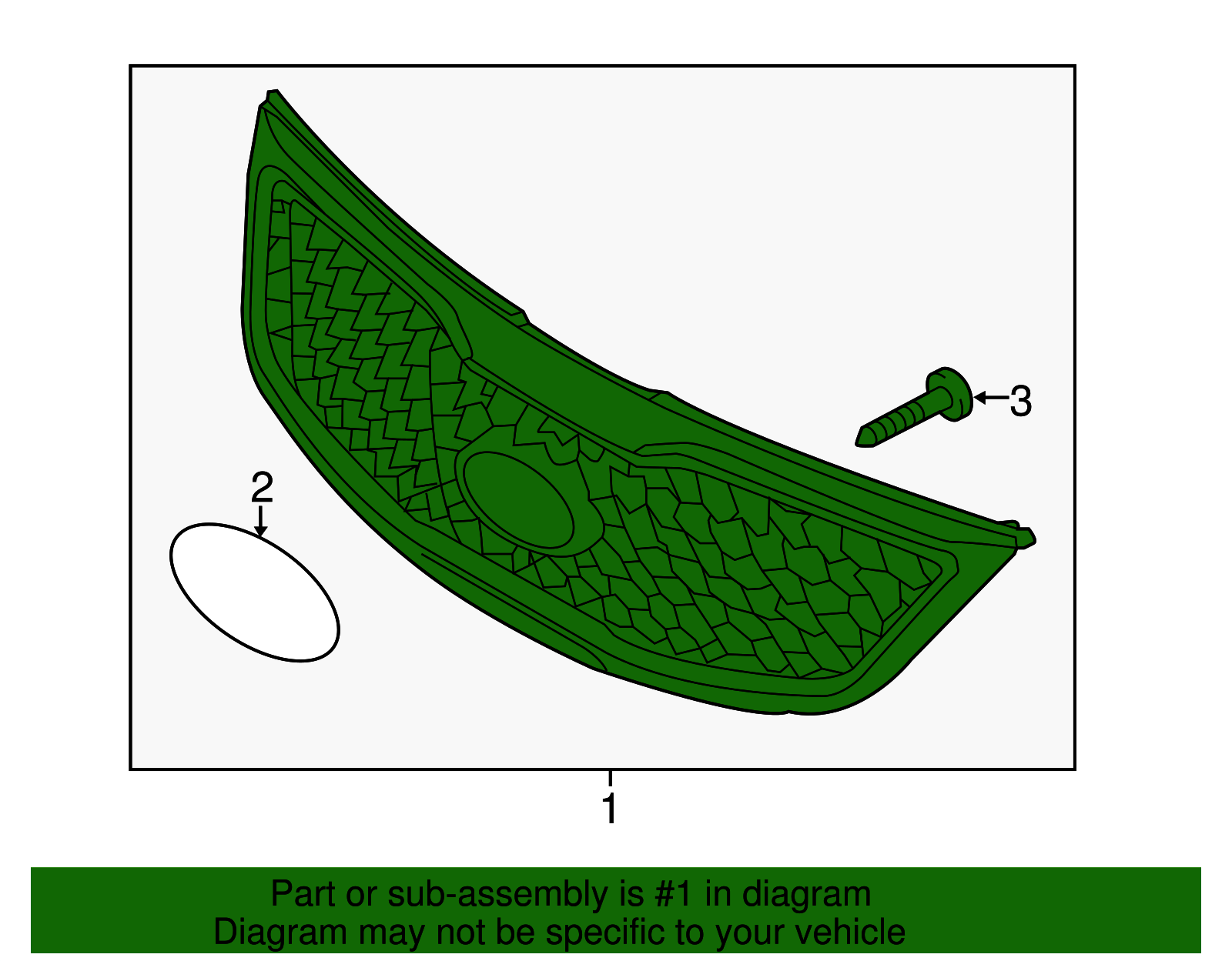86350-3W500 - Grille Assembly 2014-2016 Kia Sportage | Kia.Parts Store