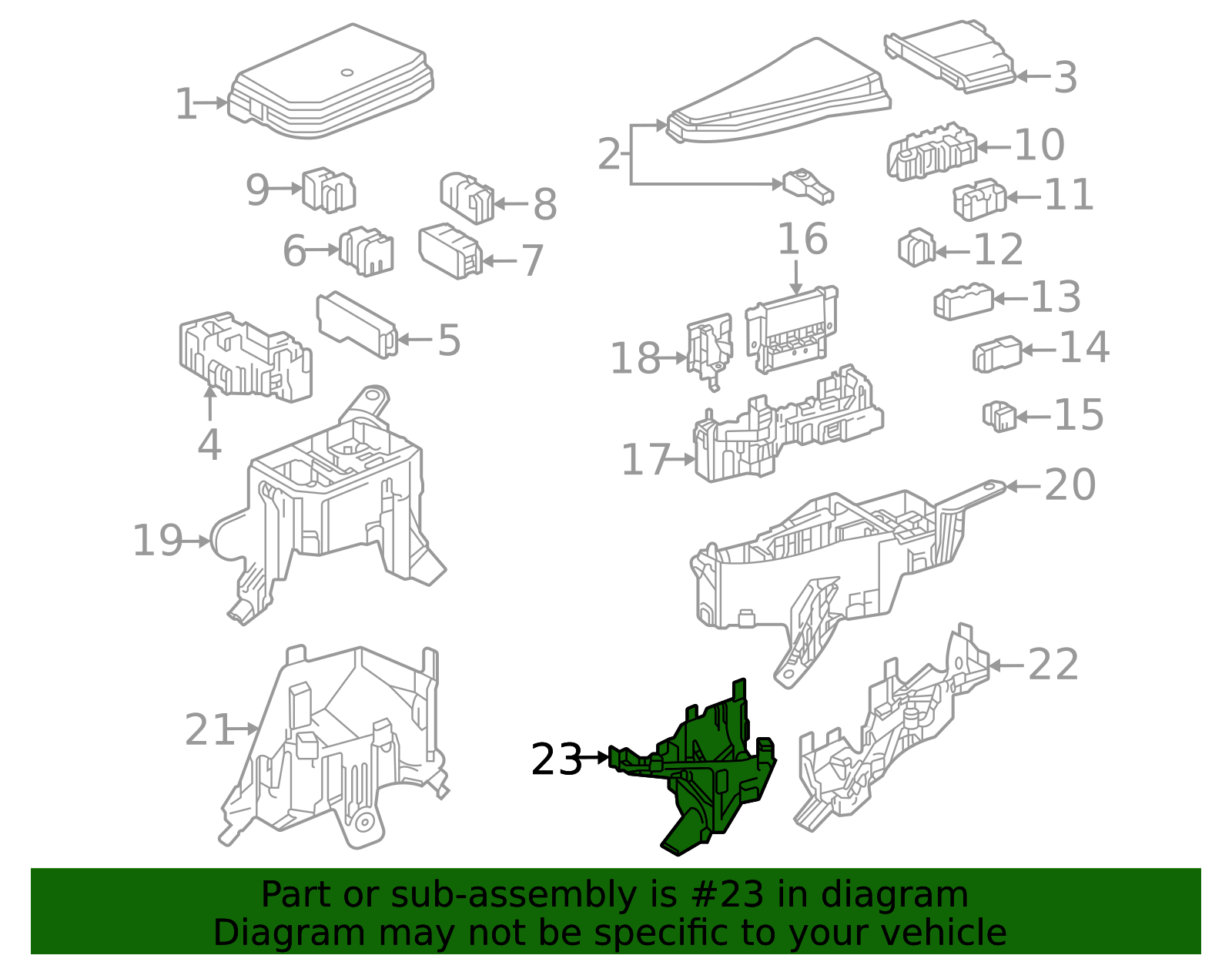 82663-48210 - High-Quality Fuse and Relay Center Cover for 2023-2025 ...
