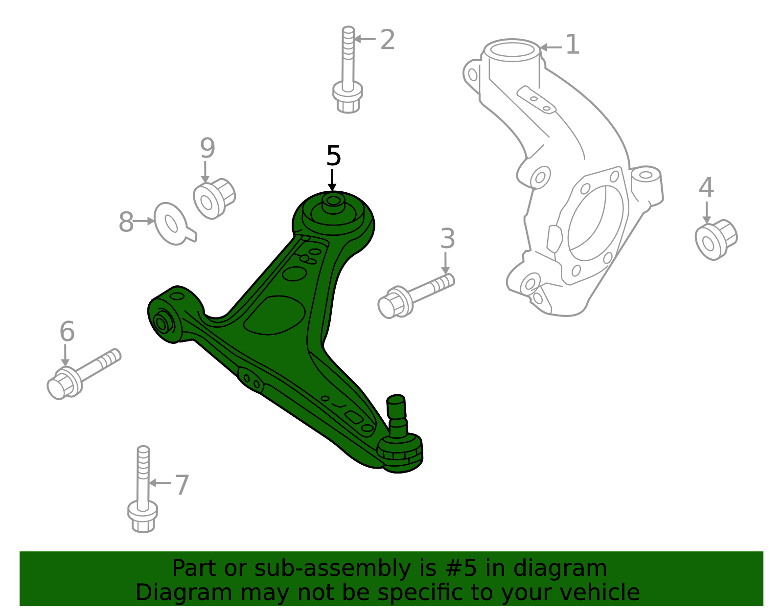 54500-6RA0B - Lower Control Arm Official Nissan Parts Store