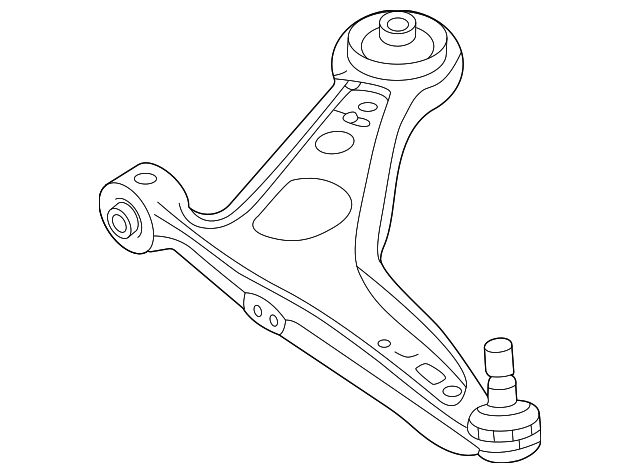 2021-2025 Nissan Rogue Lower Control Arm 54501-6RA0B | OEM Parts Online