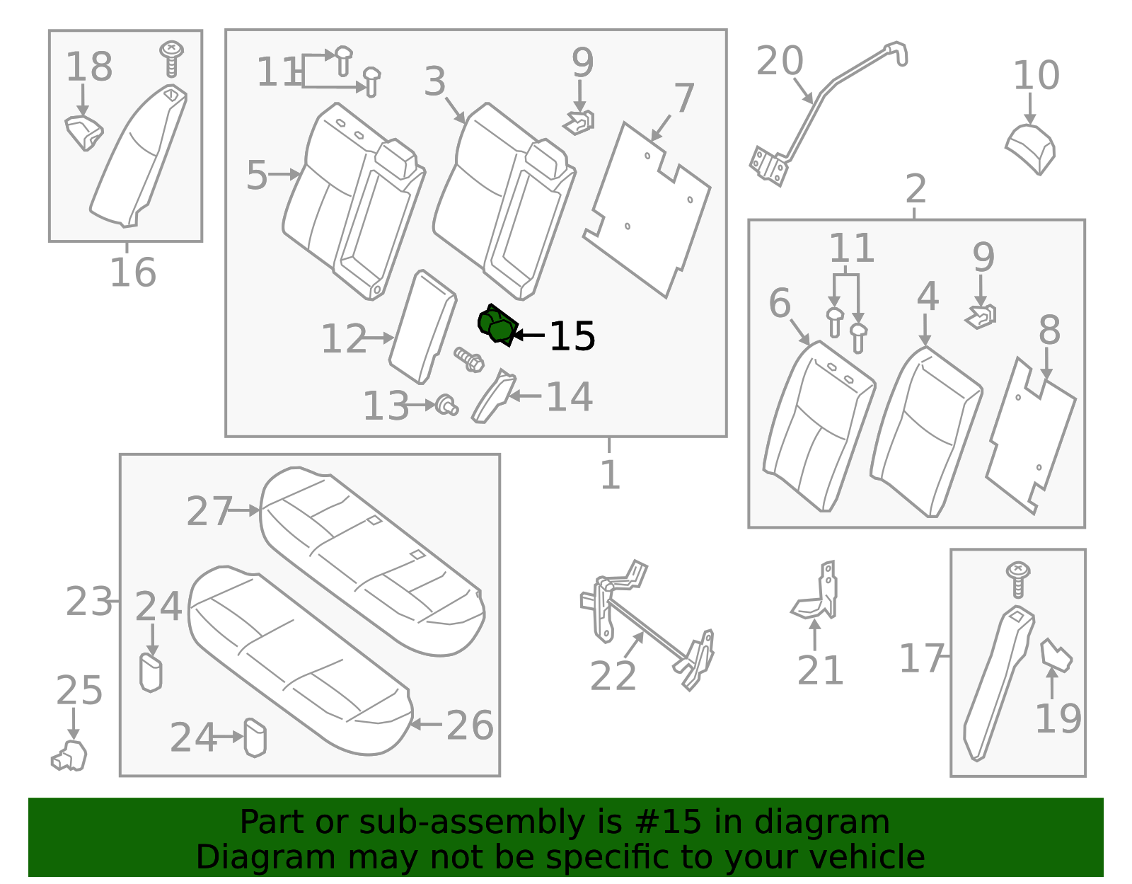 2007-2018 Nissan Altima Cup Holder 88741-JA00A | Nissan Parts Central
