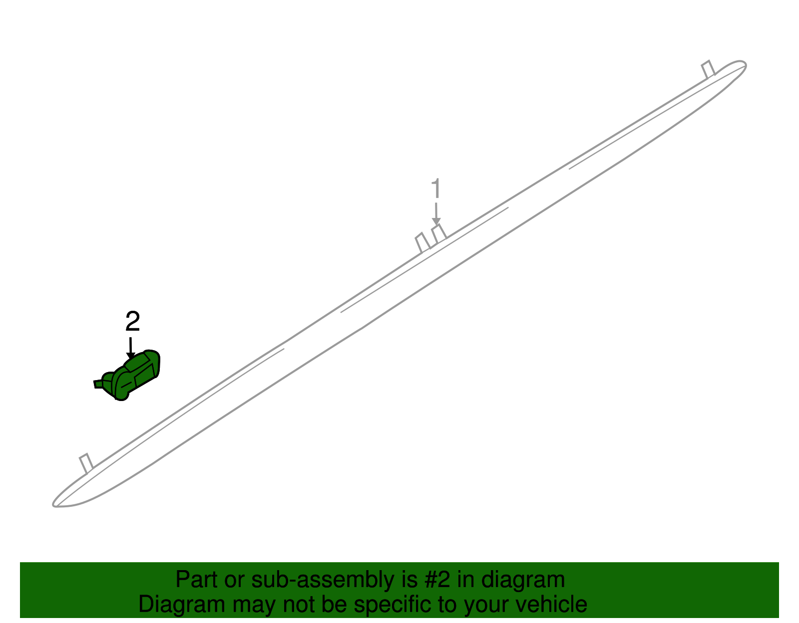 8T0-853-909-A - Rocker Molding Clip 2008-2017 Audi | Audi OEM Parts