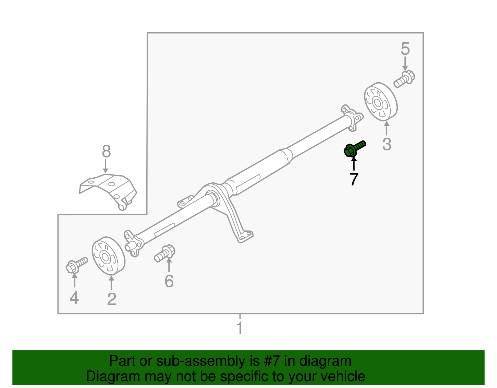 2015-2025 Audi Mount Bolt WHT-005-179 | Audi USA Parts