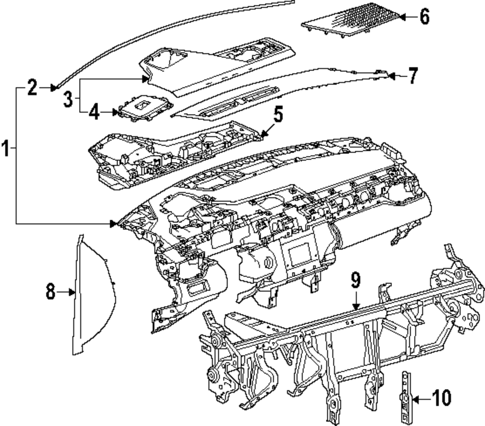 2024-2025 GMC Acadia Meter Hood 26484766 | Capital Chevy Parts