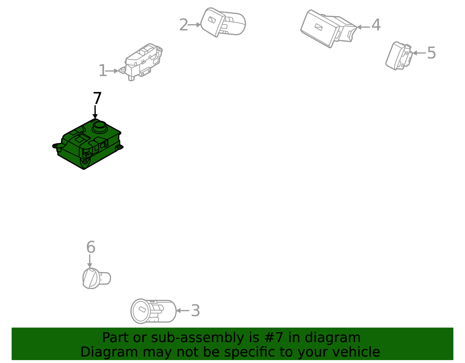 93310-R5140 - Switch Assembly 2021-2024 Kia Sorento | Kia.Parts Store