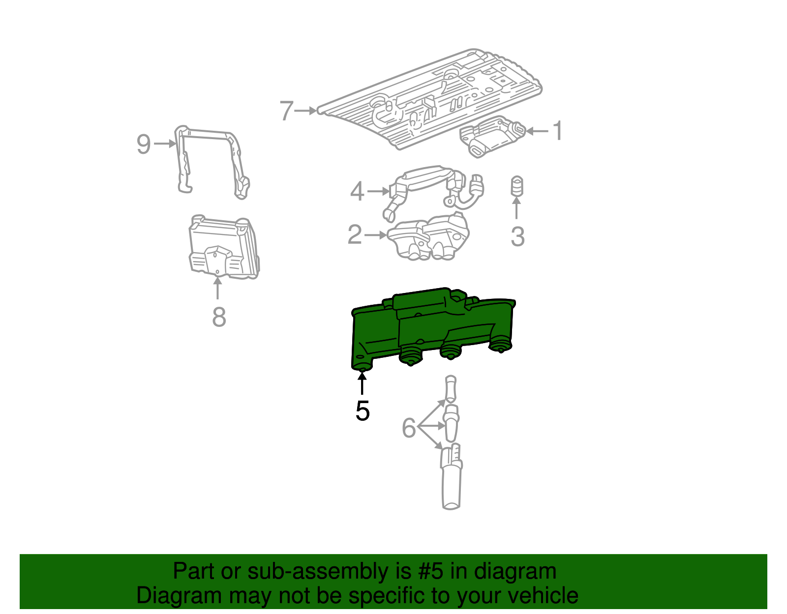 1992-2002 GM Ignition Coil Housing 19166100 | Capital Chevy Parts