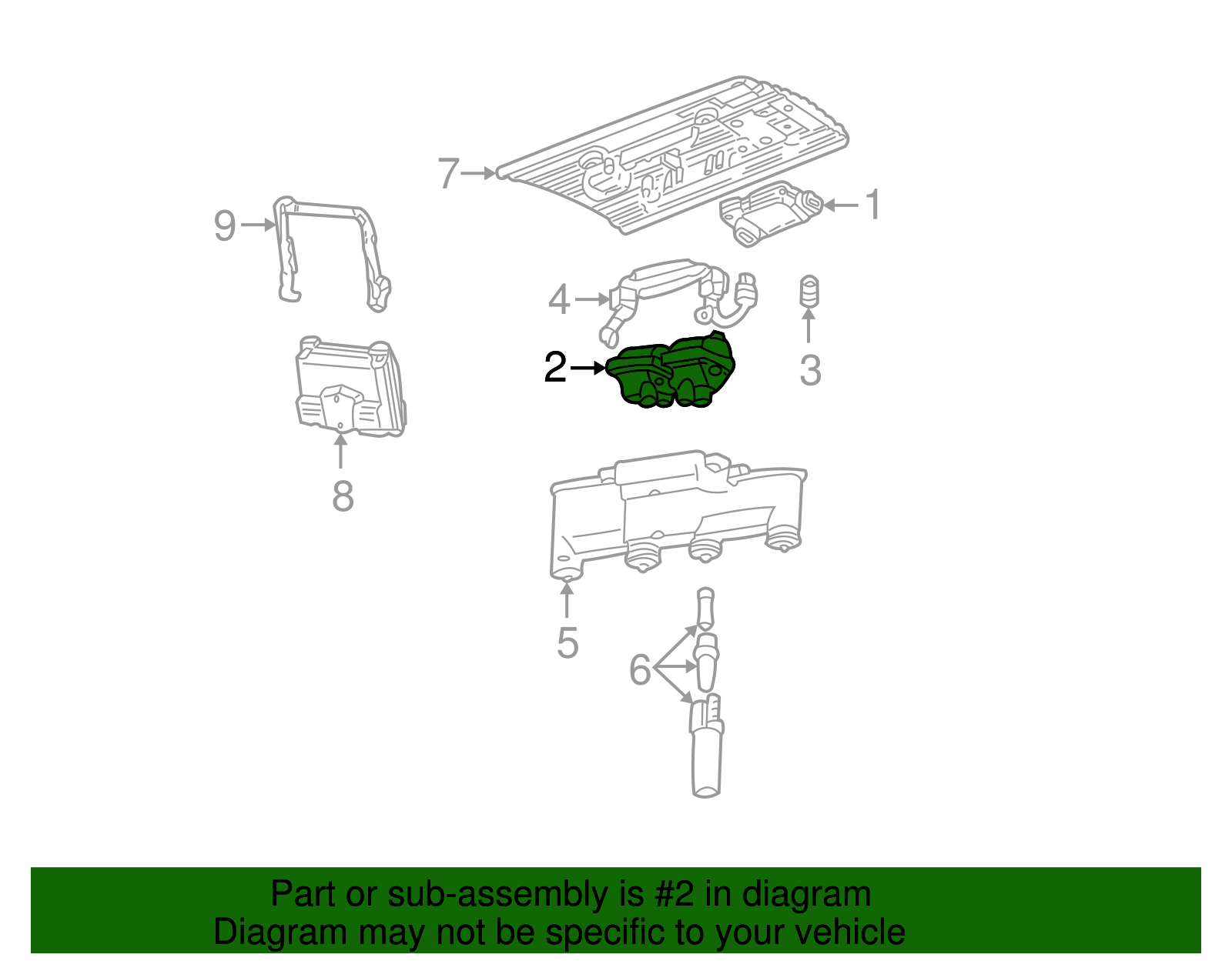19166375 - Ignition Coil - 1987-2002 GM | World Parts Direct