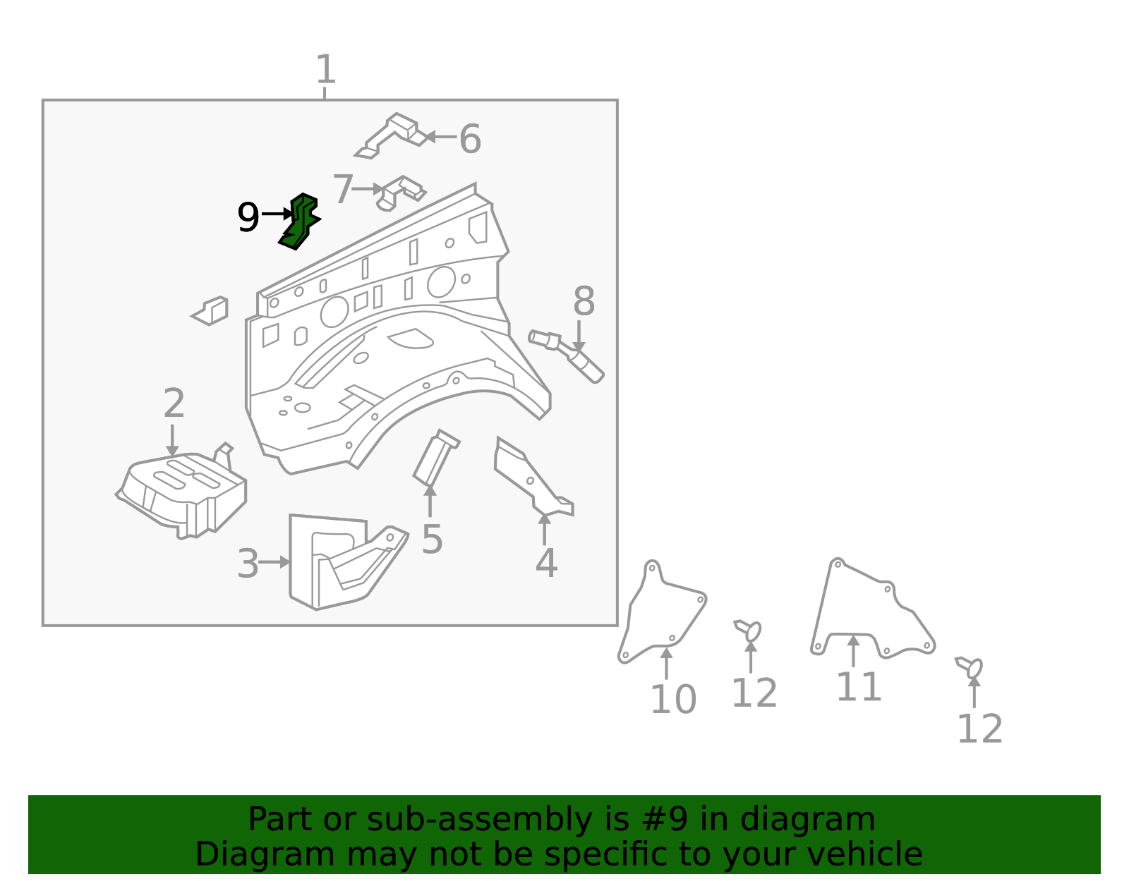 53742-35070 - Reinforced Plate - 2010-2020 Toyota 4Runner | Lithia ...