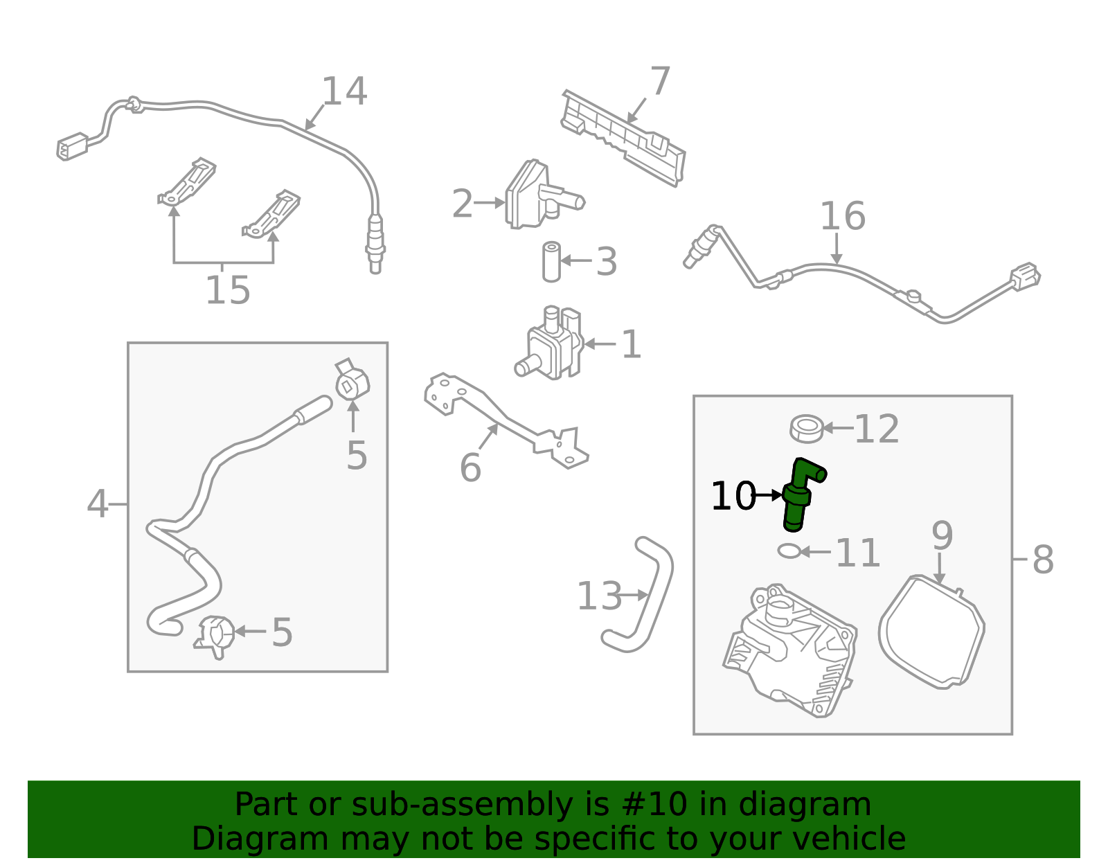 PY01-13-890 - PCV Valve 2014-2024 Mazda | Mazda Parts Connect
