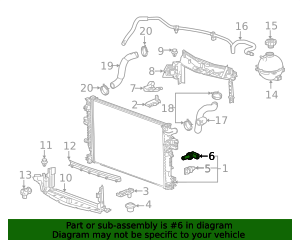 2014-2020 GM Engine Coolant Temperature Sensor 12650595 GM ...