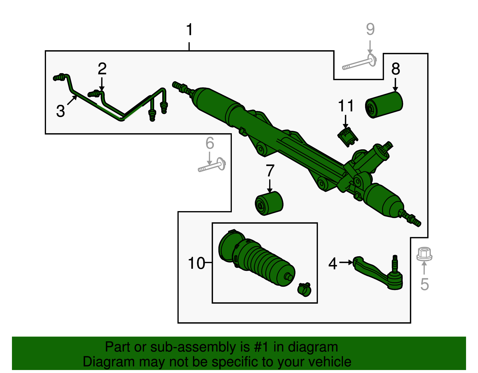 2004-2009 Jaguar Gear Assembly C2C38670 | JaguarParts.com