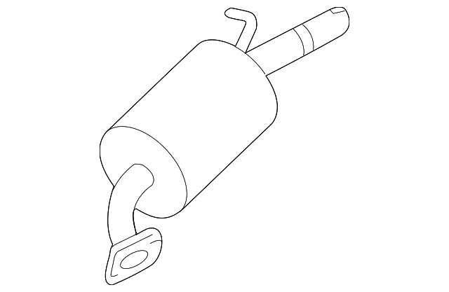 2011-2013 Toyota Highlander Exhaust Muffler 17430-31A30 | Toyota Parts ...