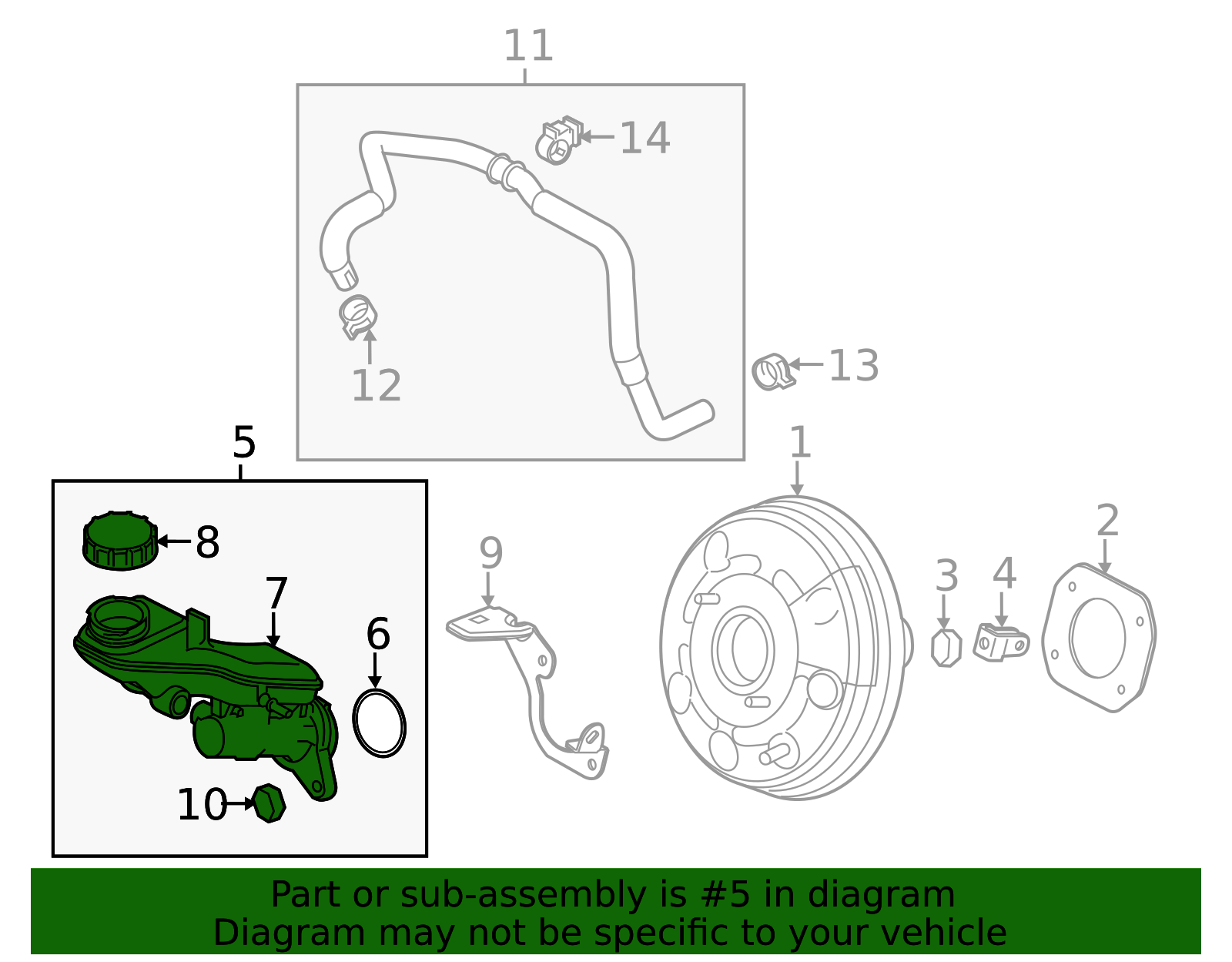 GHY5-43-40Z - Master Cylinder 2014-2021 Mazda 6 | Mazda Parts.US