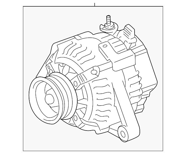 Genuine Toyota Alternator part# 27060-36061 for 2011-2019 Toyota ...