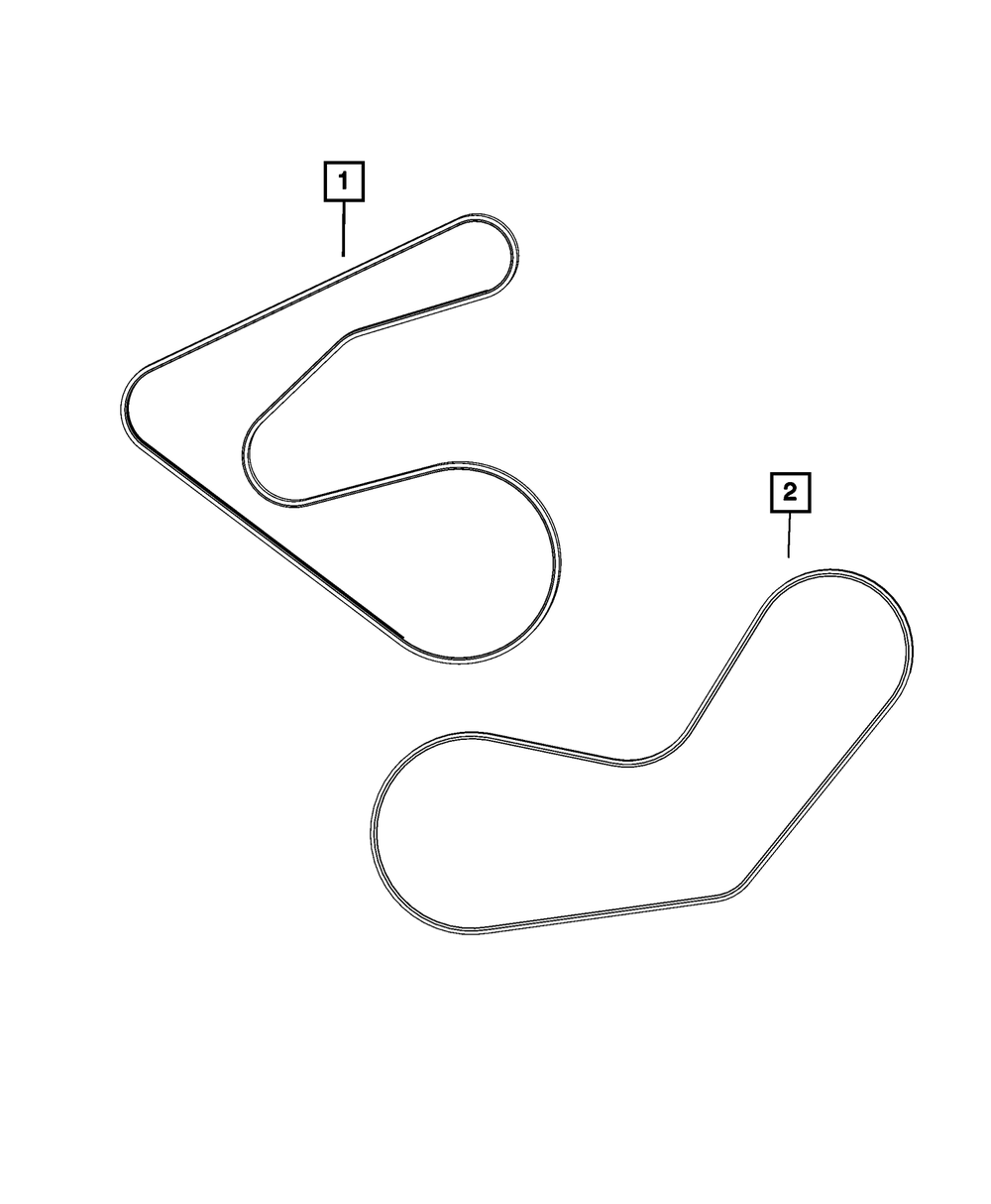 5281592AA - Serpentine Belt 2019-2026 Mopar | The Official Mopar eStore