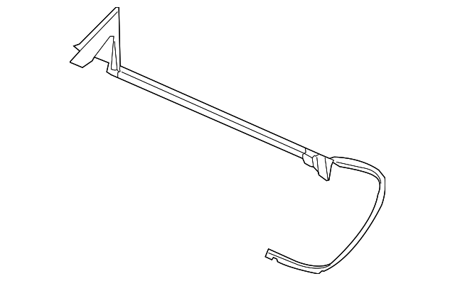 2005-2012 Porsche Door Weather-Strip 997-537-532-07 | Sunset Porsche Parts