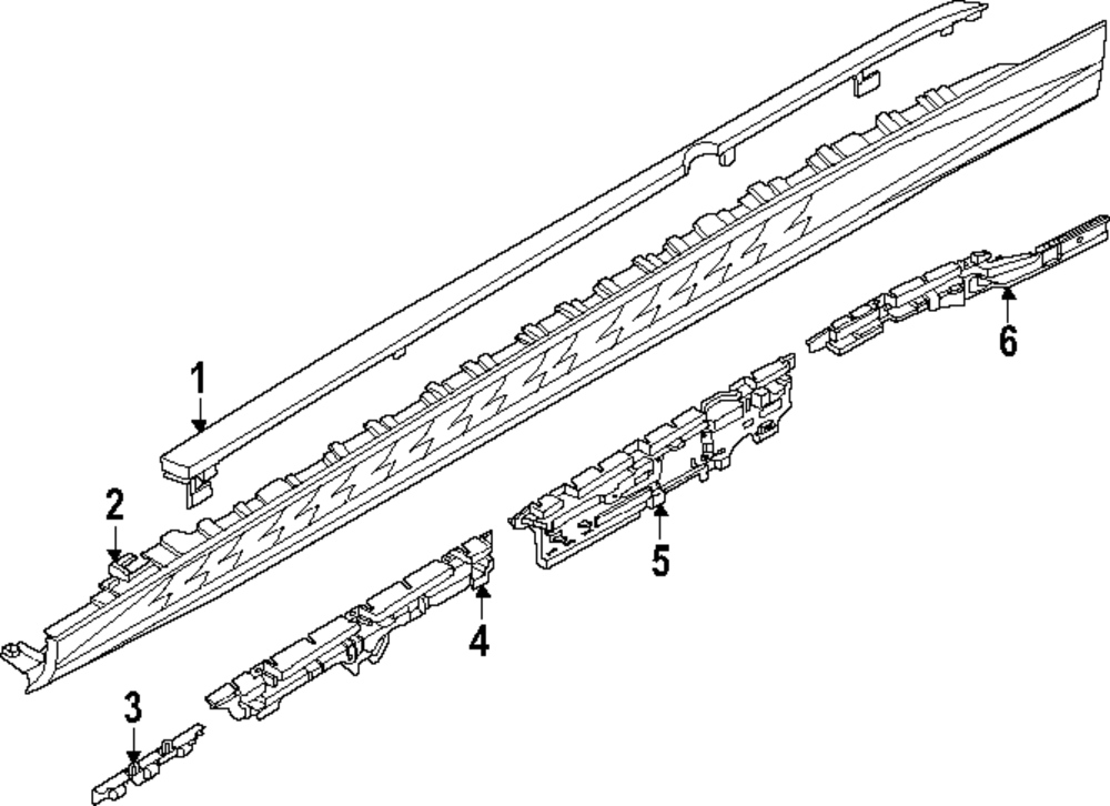 Genuine BMW 51-77-8-084-762 | Rocker Molding | FREE Shipping on Most ...