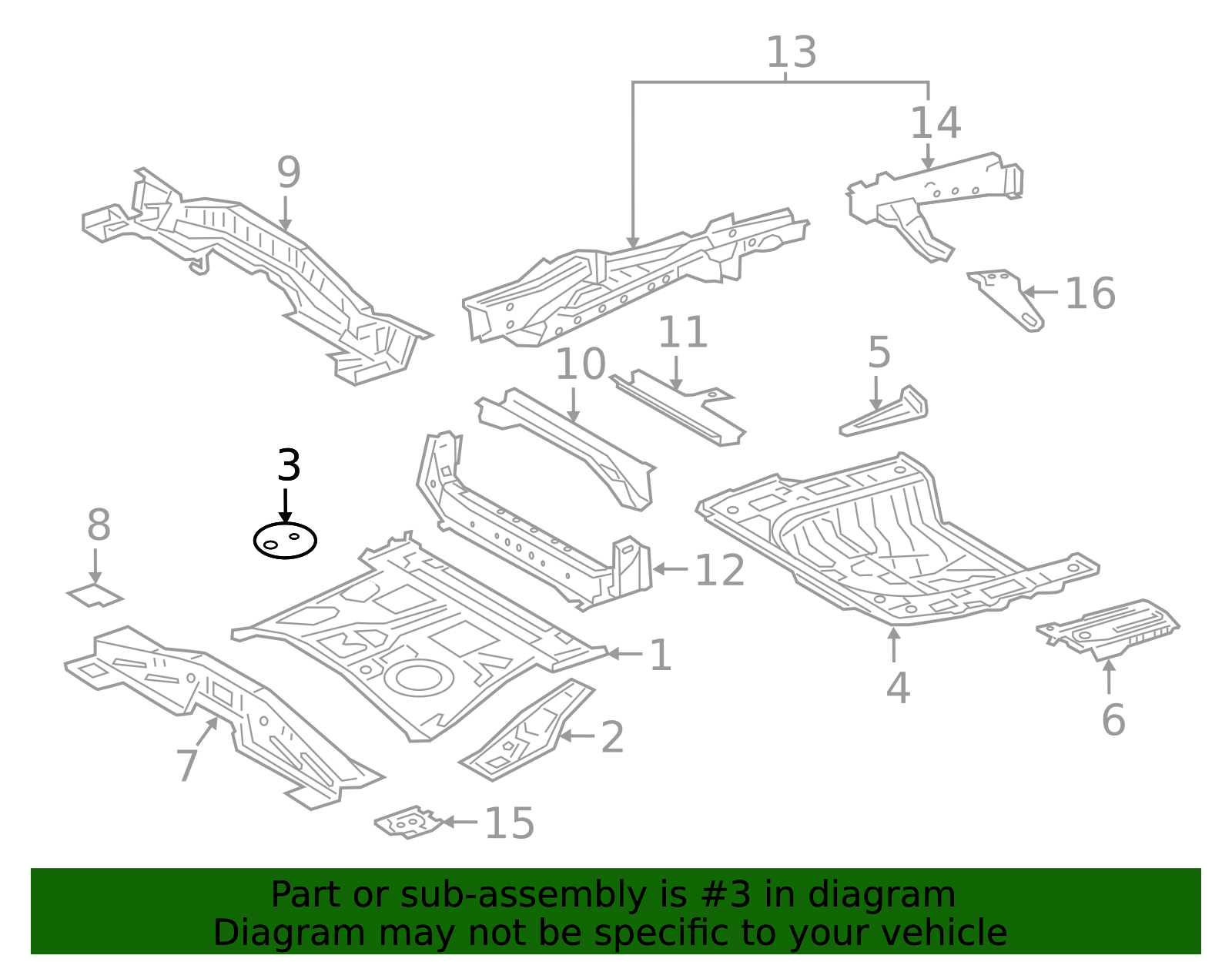 2019-2025 Toyota Access Cover 58325-0R020 | Toyota Parts Center