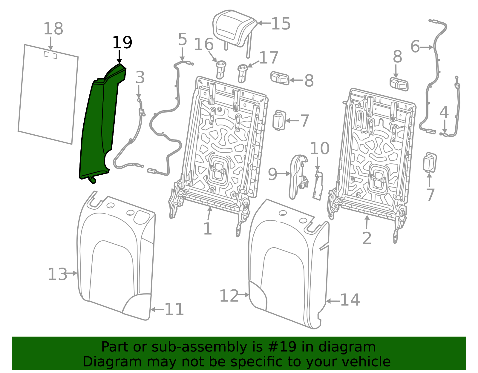 80A-885-703-BG-ZC1 - 2018-2020 Audi - Bolster 2018-2020 Audi | European ...