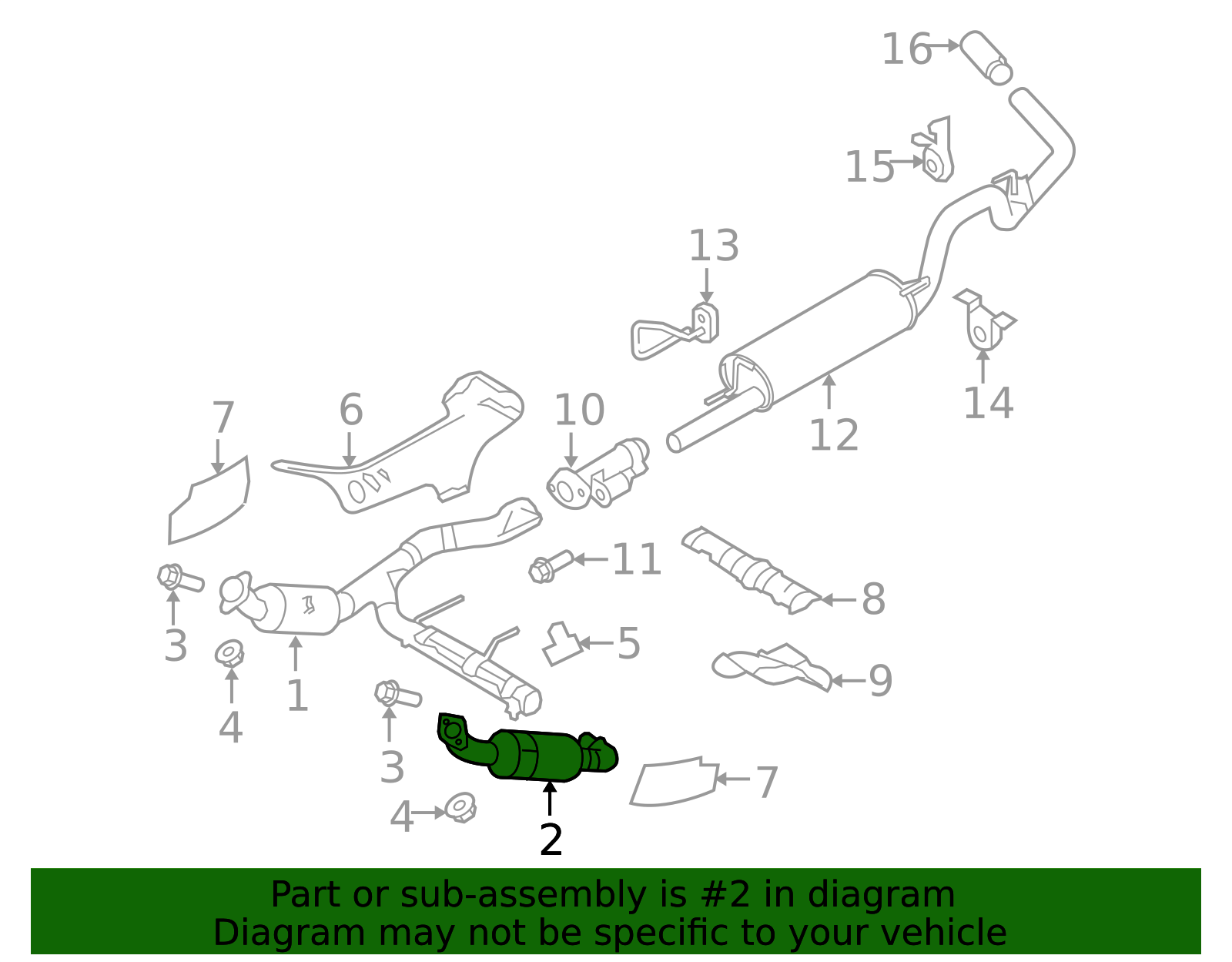 Catalytic Converter AL3Z-5E212-F | Awesome Parts Ford