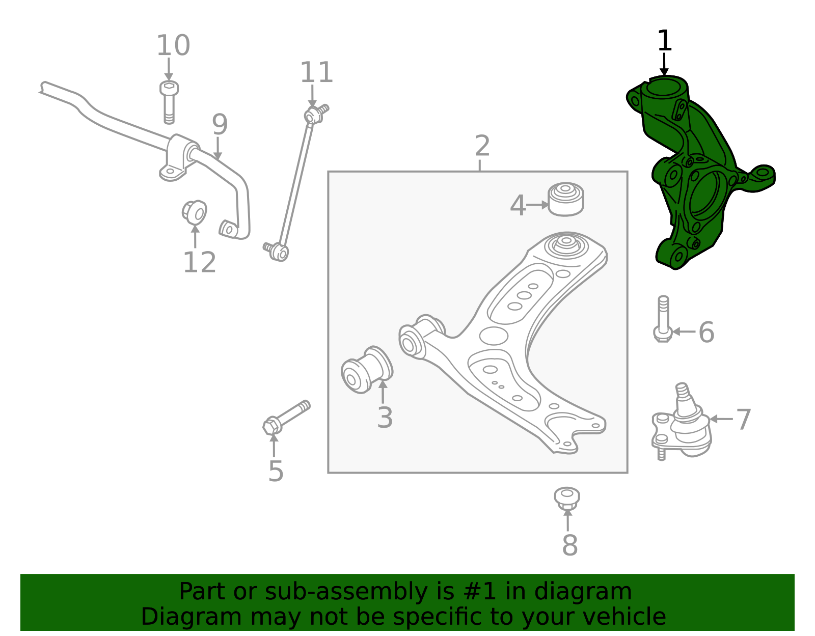 5Q0-407-253-C - High-Quality Steering Knuckle for AutoNation Parts