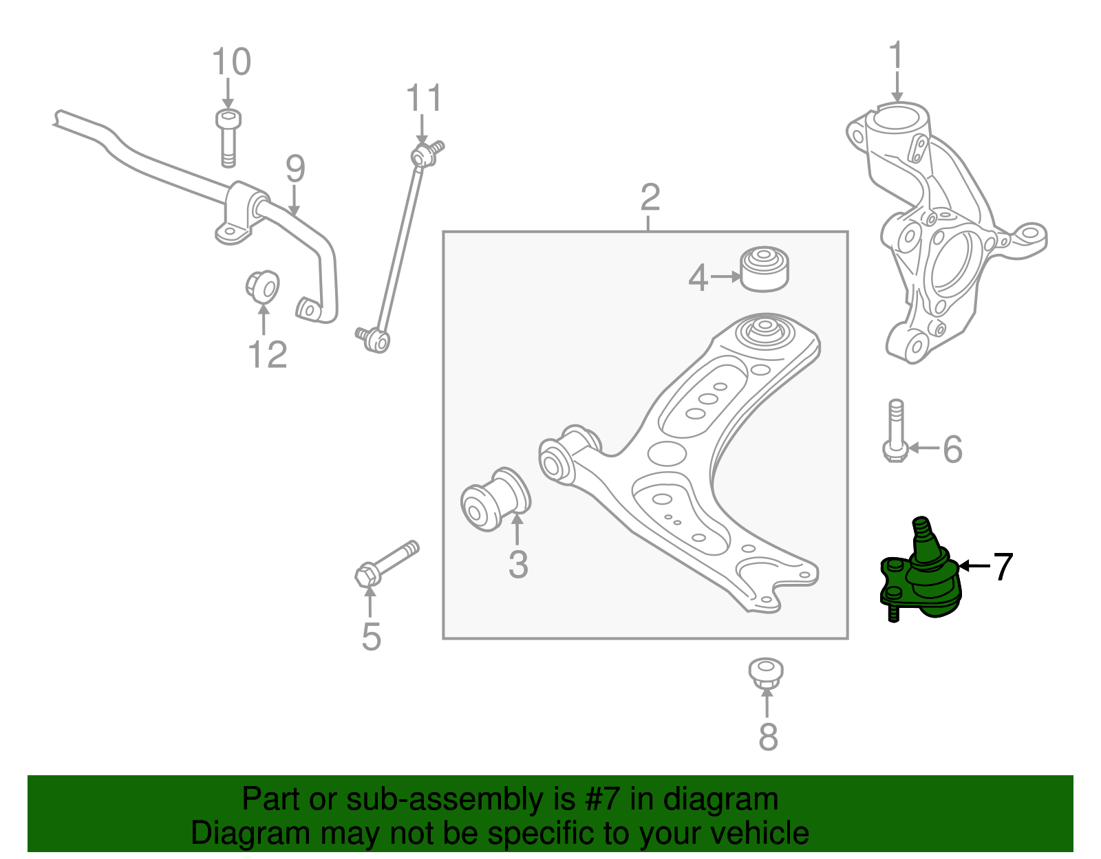 3C0-407-365-B - Ball Joint 2015-2024 Audi | Audi OEM Parts