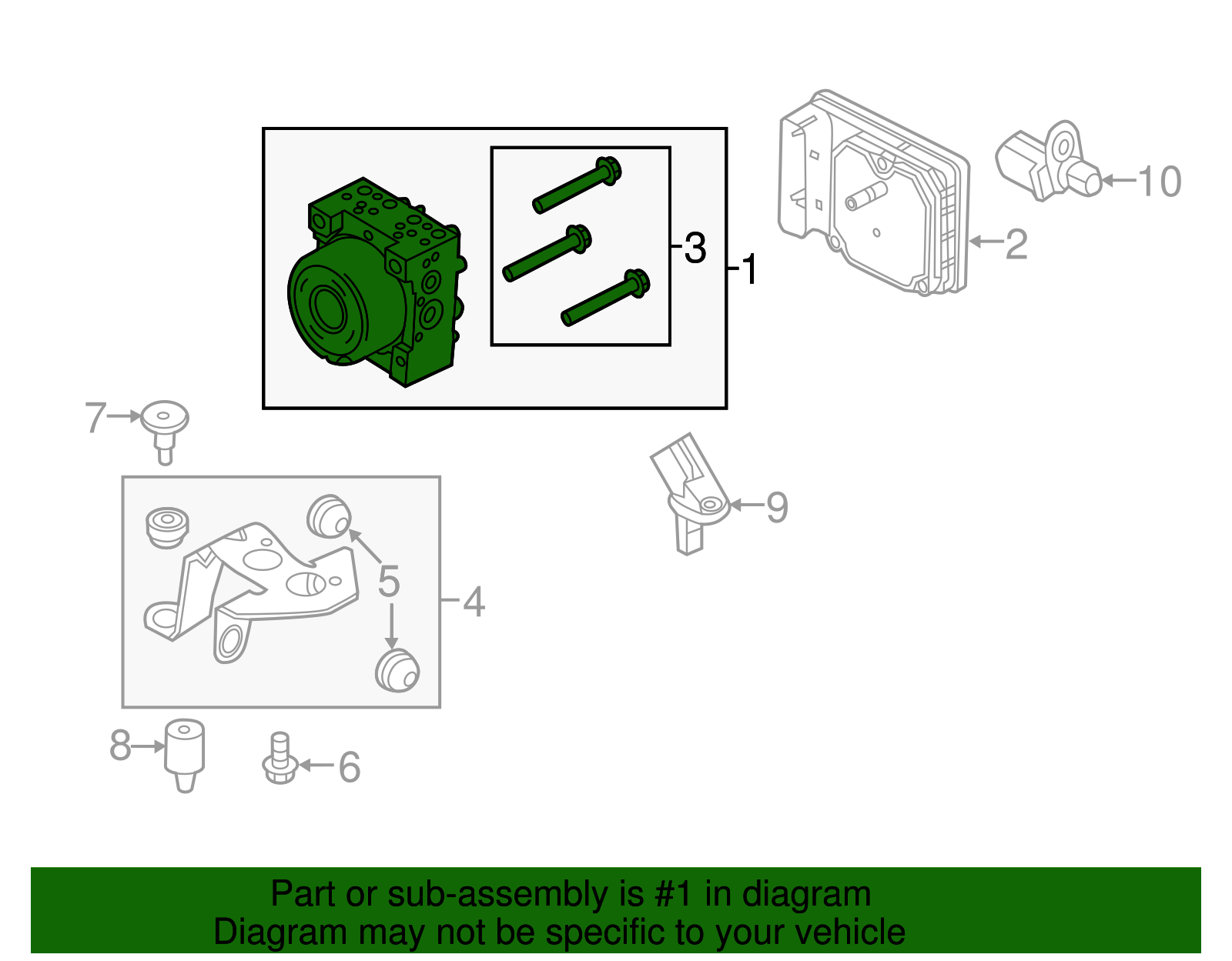 FV6Z-2C405-E - Modulator Valve 2013-2018 Ford C-Max | Ford Parts Direct