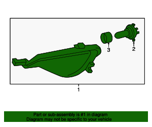 92202-2M550 - Hyundai Fog Lamp Assembly 2013-2016 Hyundai Genesis Coupe ...