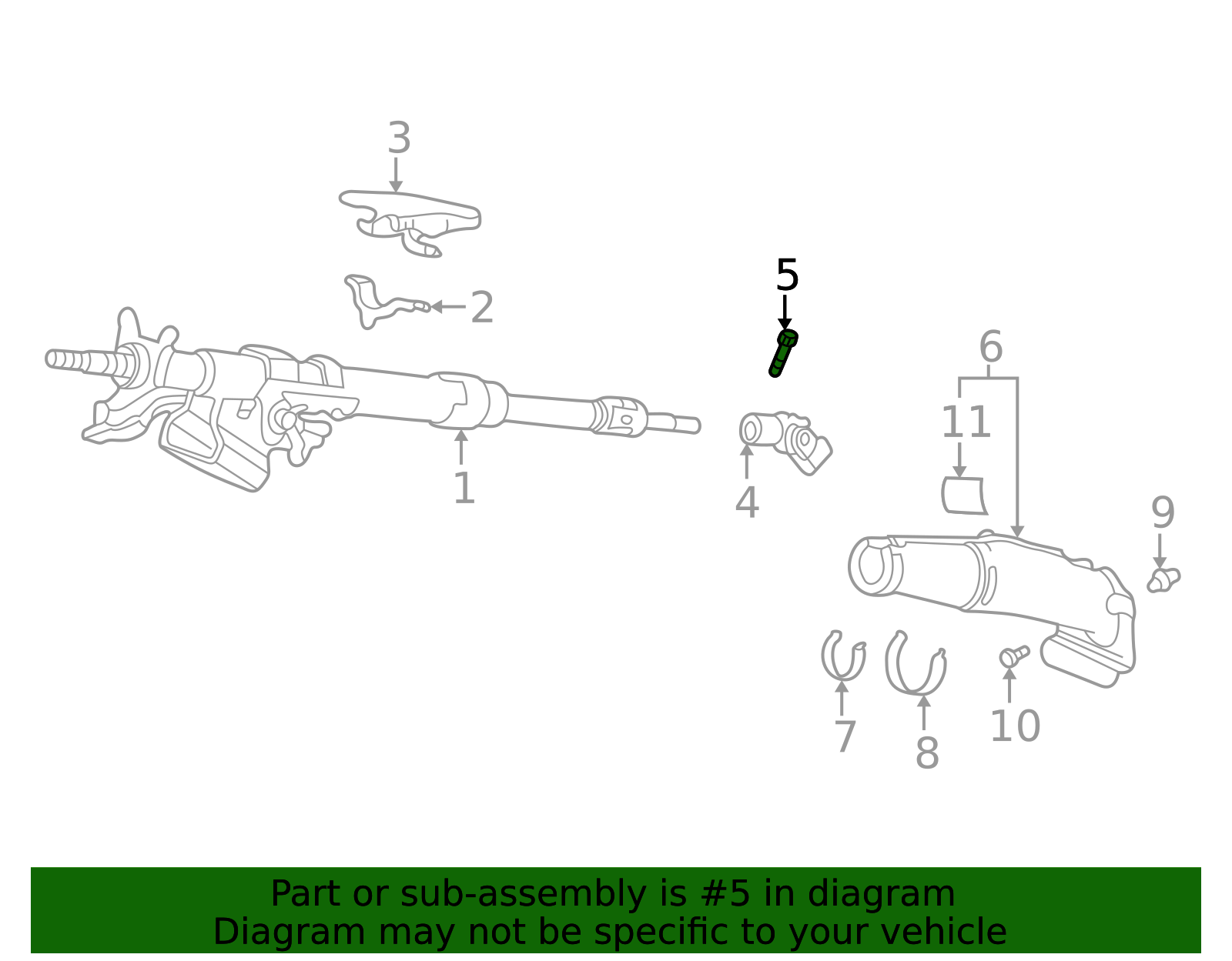 90135-SB0-003 - 1996-2008 Honda - Bolt Steering Yoke (8x28) (Nippon ...