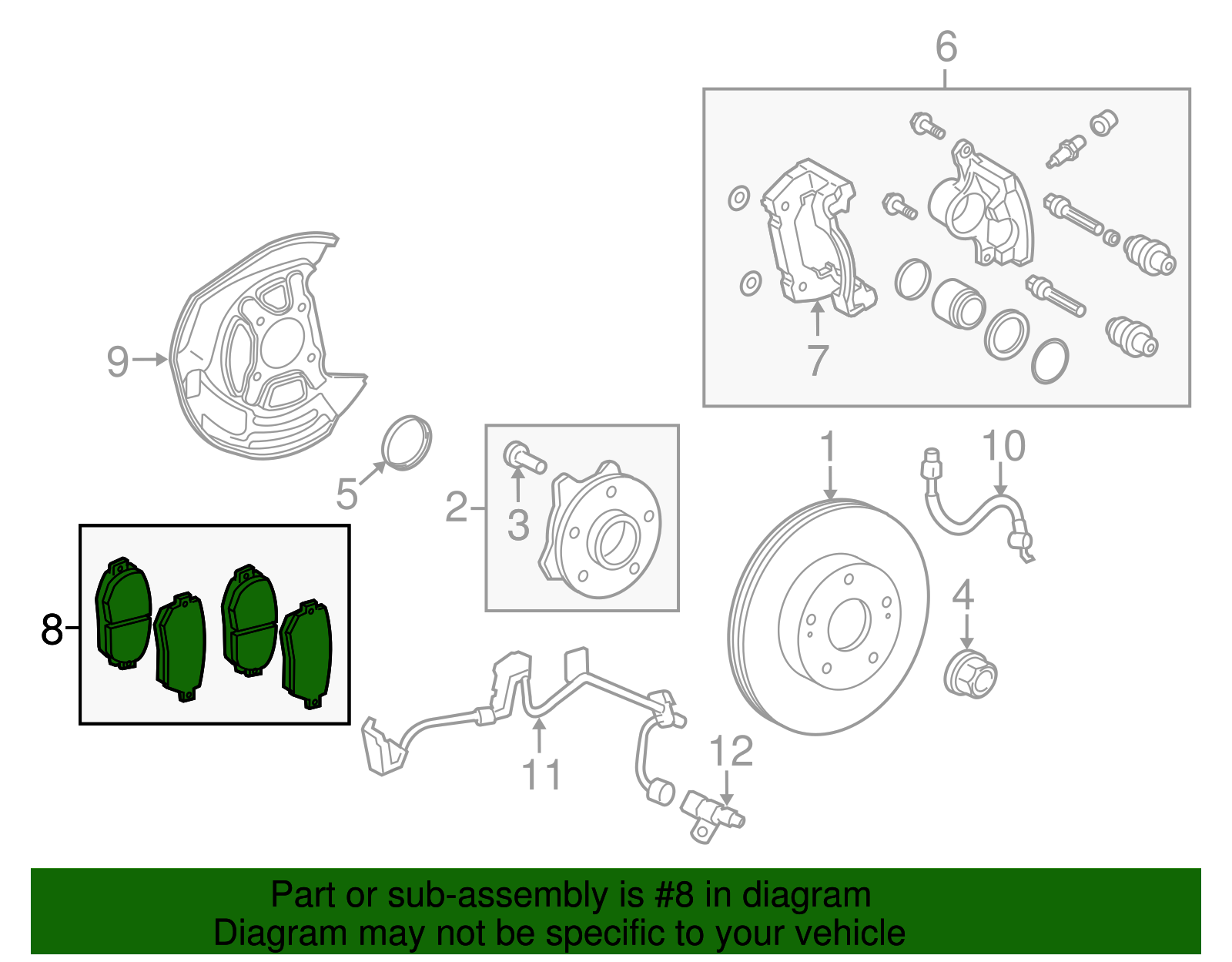 04465-30340 - Disc Brake Pad Set Front 2006-2015 Lexus | Lexus of ...