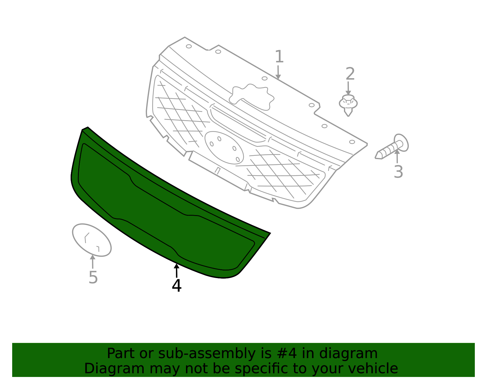 2010-2011 Kia Grille Surround 86360-1G600 | TascaParts.com