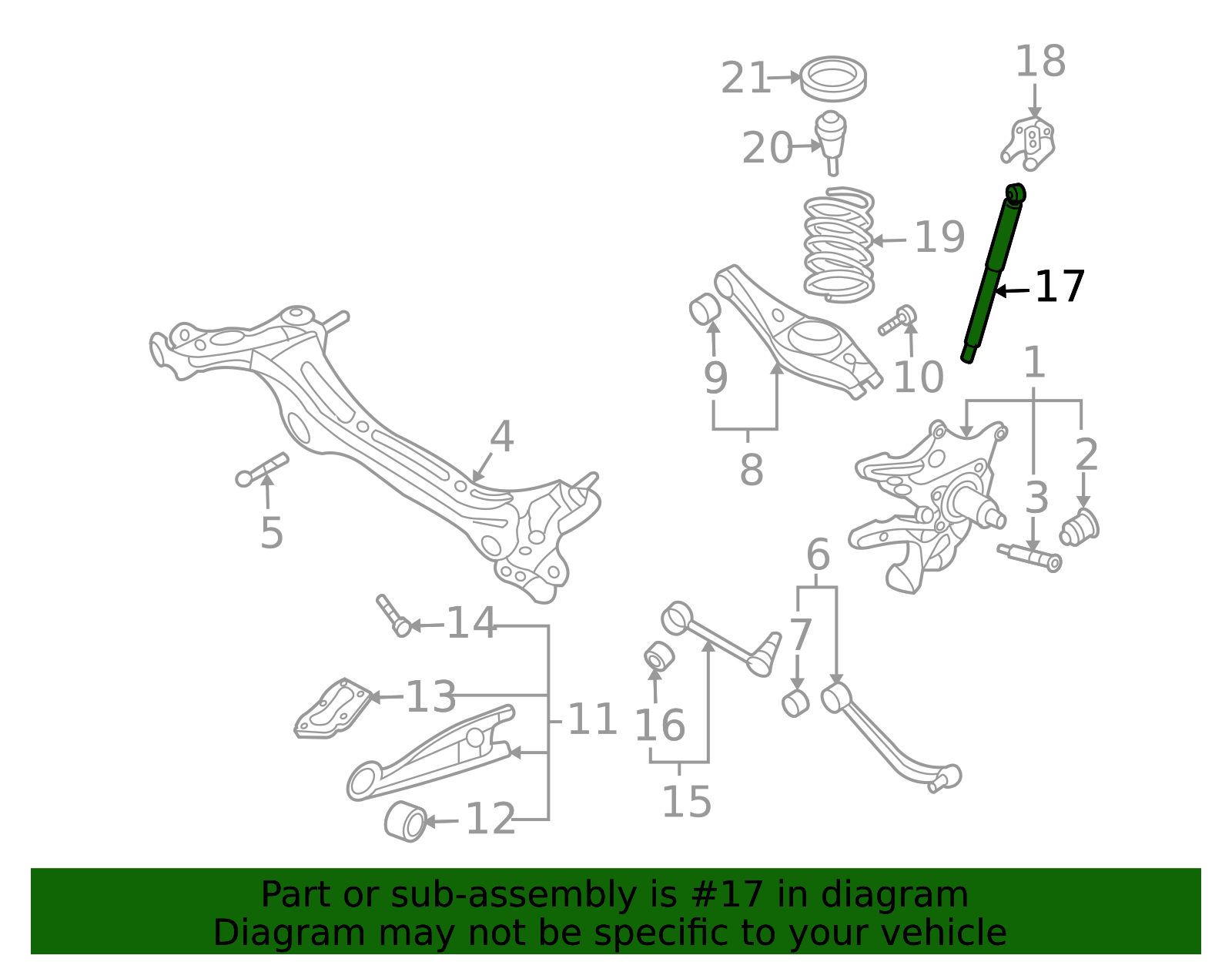 2007-2008 Hyundai Entourage Shock Absorber 55310-4D401 | MotorMotor