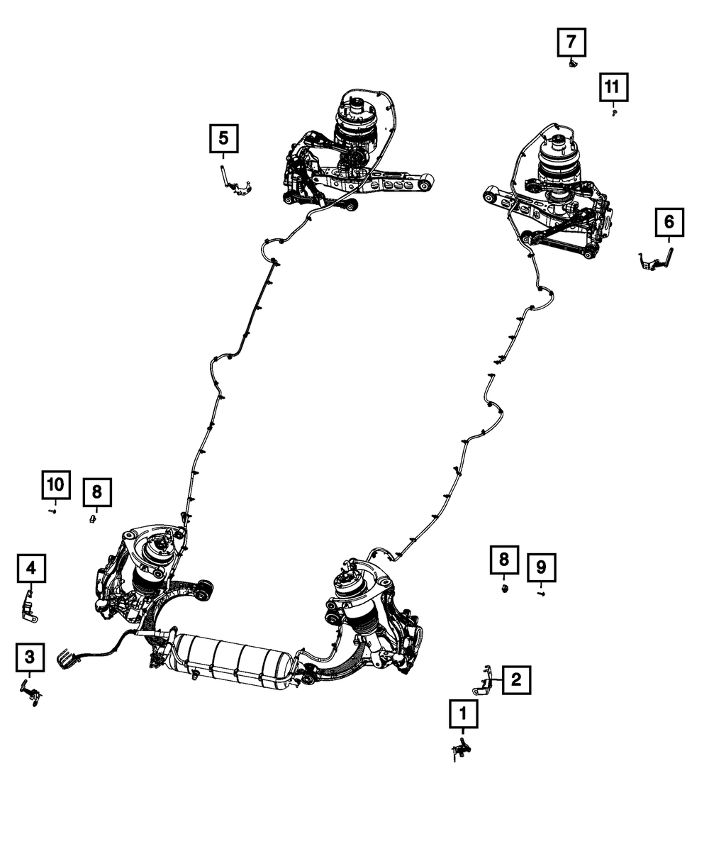 2022-2023 Jeep Ride Height Sensor 68409738AB | Prestige CDJR Parts
