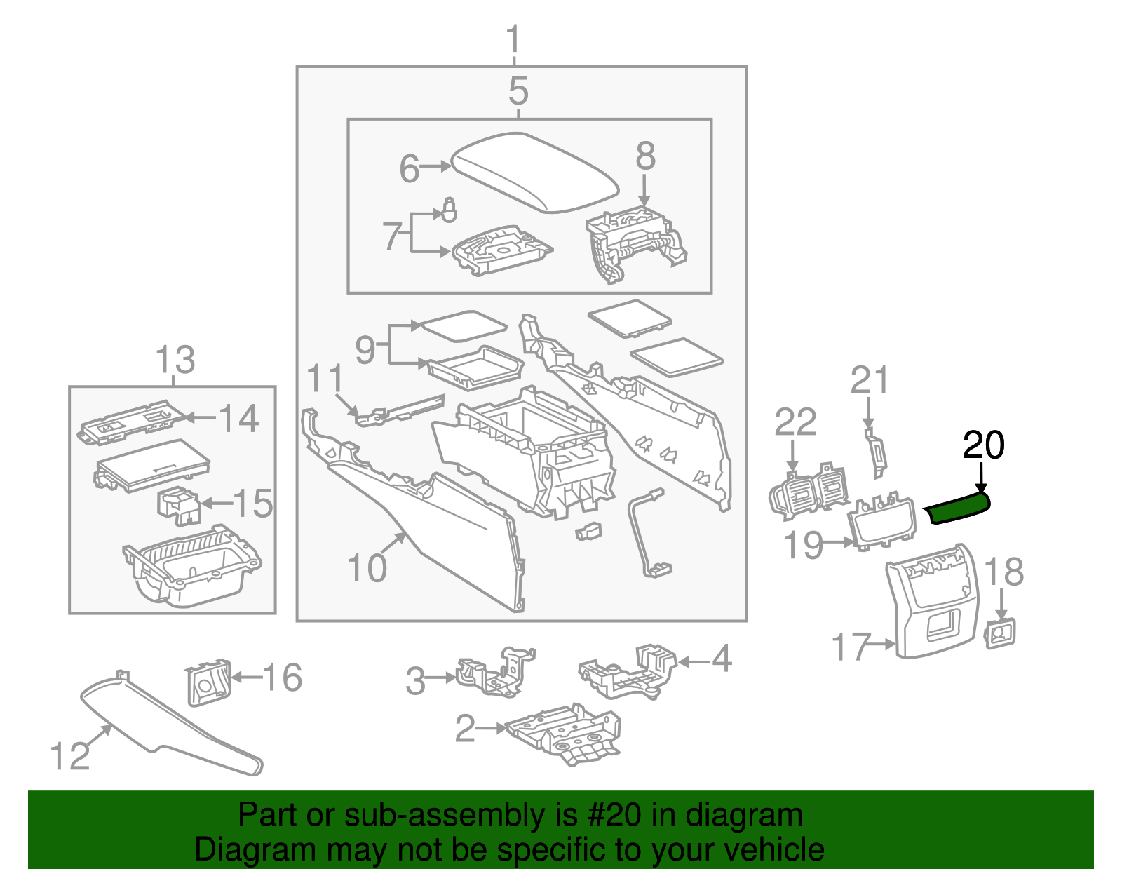 55475-30110-C1 - Upper Panel - 2013-2015 Lexus | My L Parts